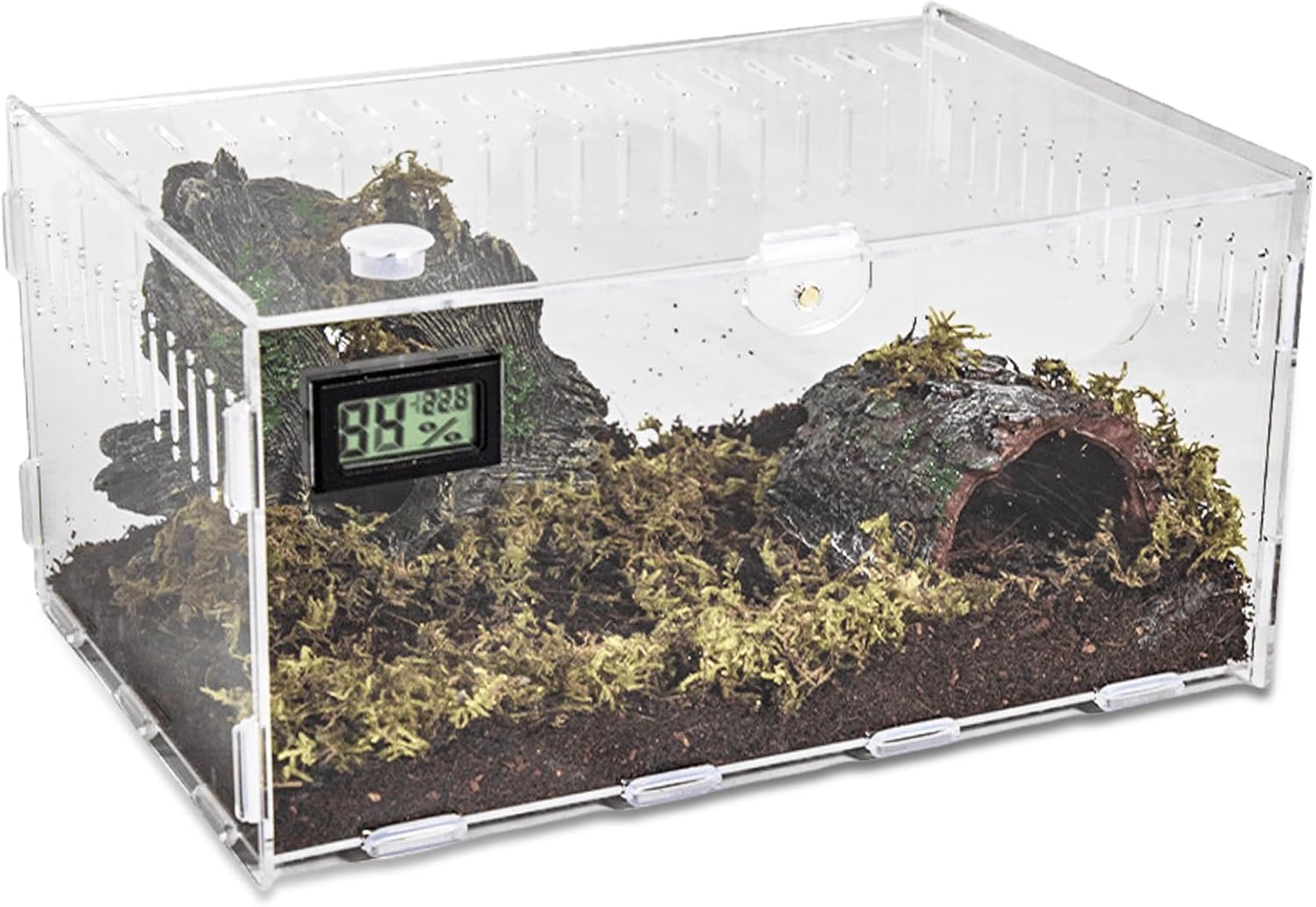 Acrilic Terrariu Melci 30CM * 20CM * 15CM, Reptile Acrylic Feeding Box ...